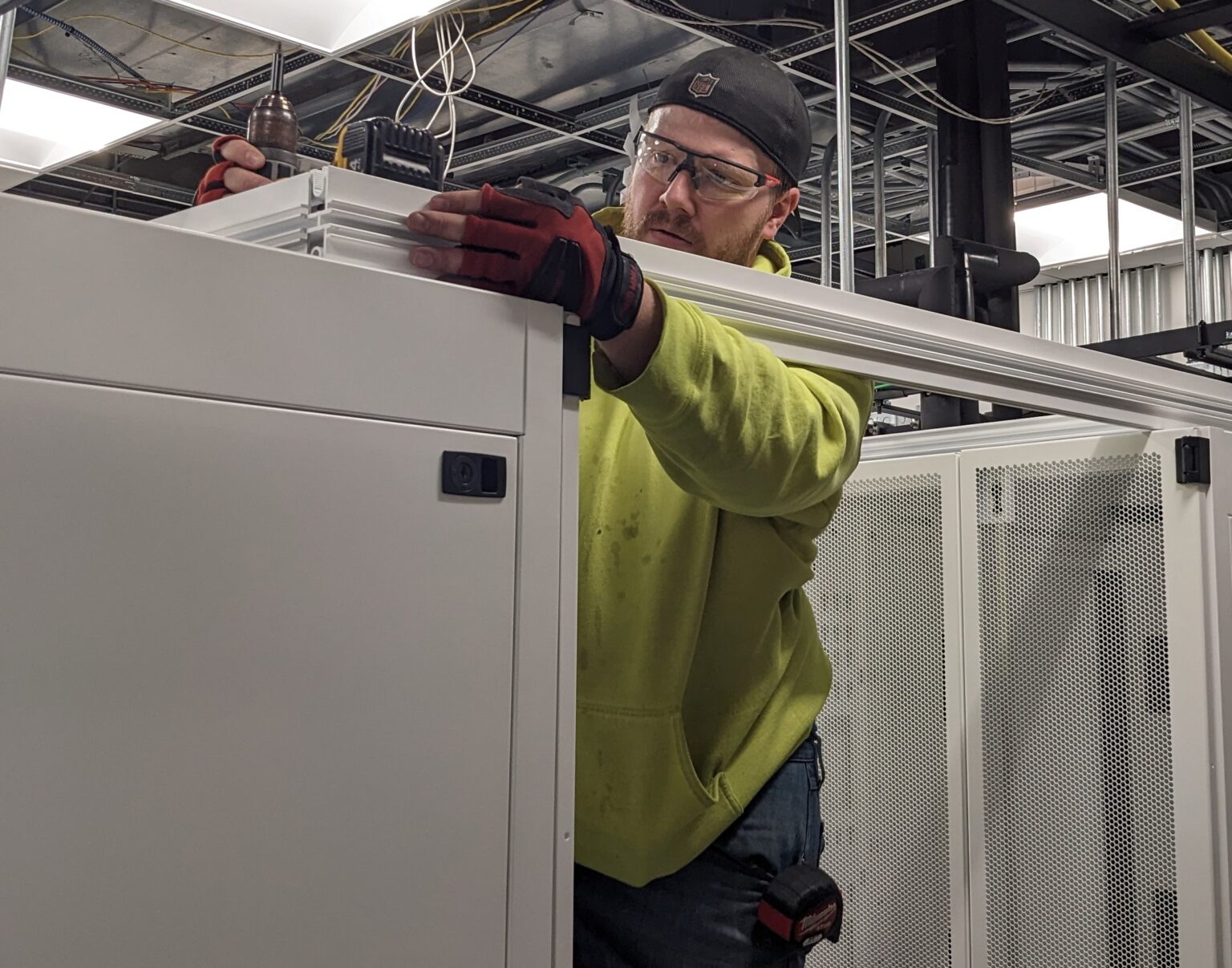 CCG Installs a Hot Aisle Containment System (HACS)! - CCGUSA