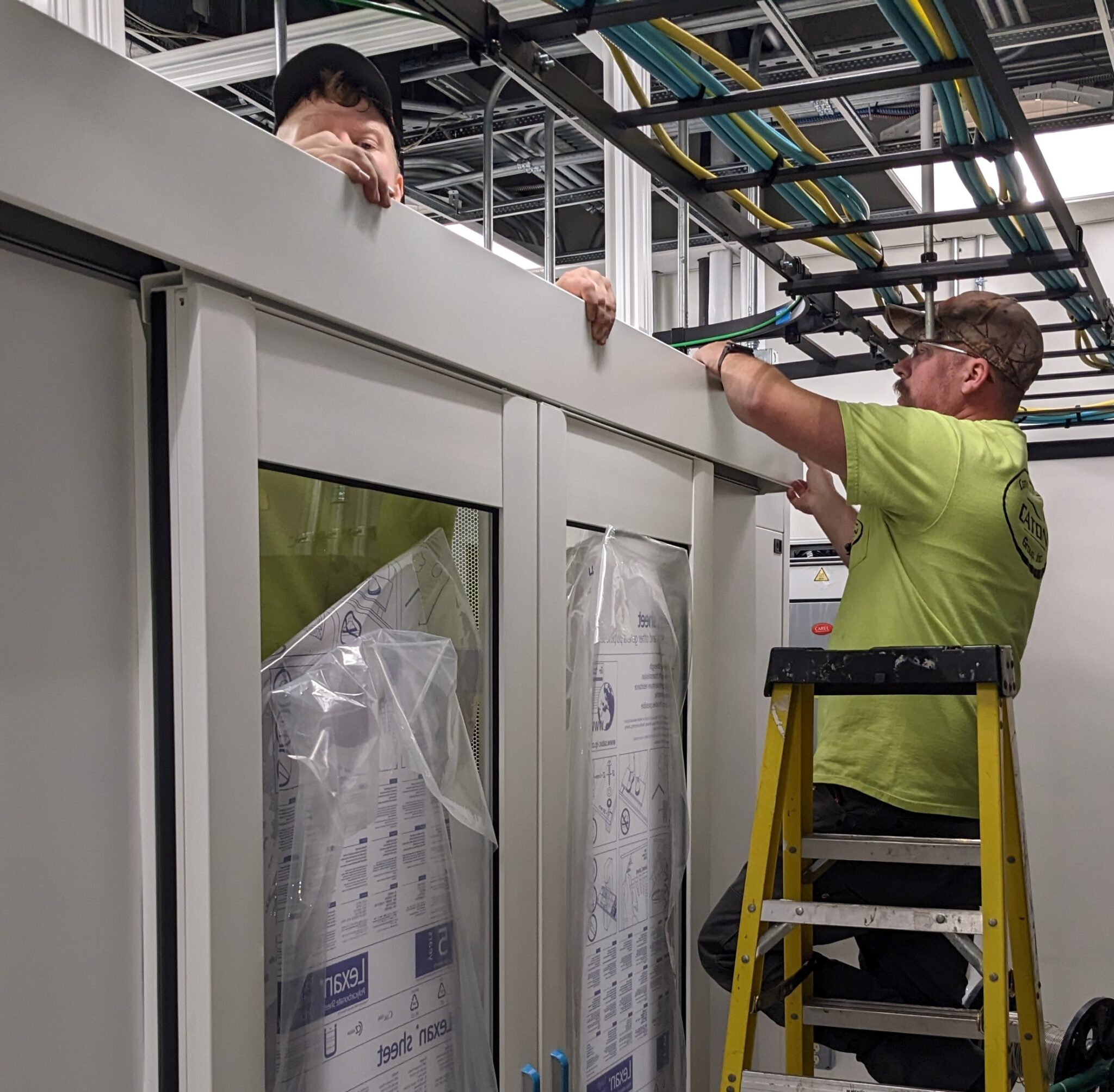CCG Installs a Hot Aisle Containment System (HACS)! - CCGUSA